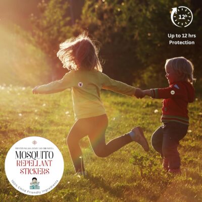 Mosquito Repellent Stickers by Dr. Dad (Pack of 24 stickers) - Dr Dad